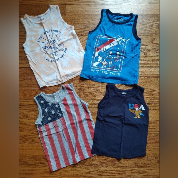 Shirts & Tops | 3t Boys Patriotic Summer Tanks | Poshmark